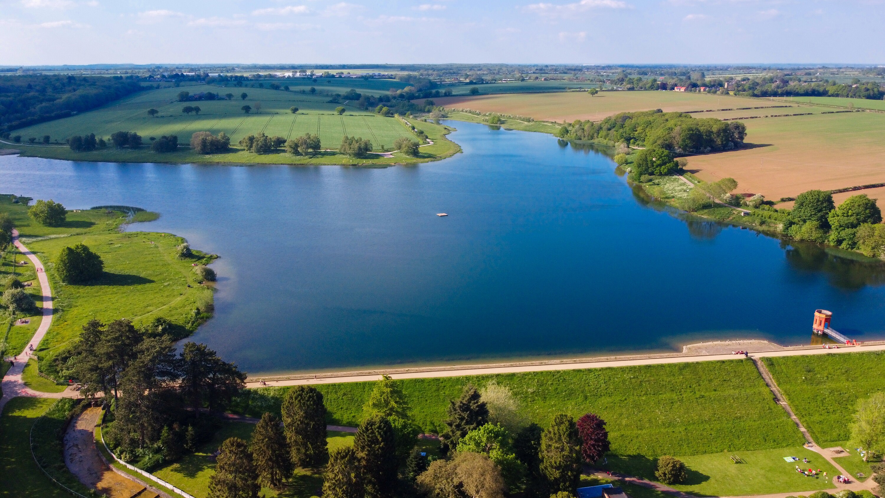 Sywell Reservoir (Northamptonshire) - Photo numérique | Paysages ...