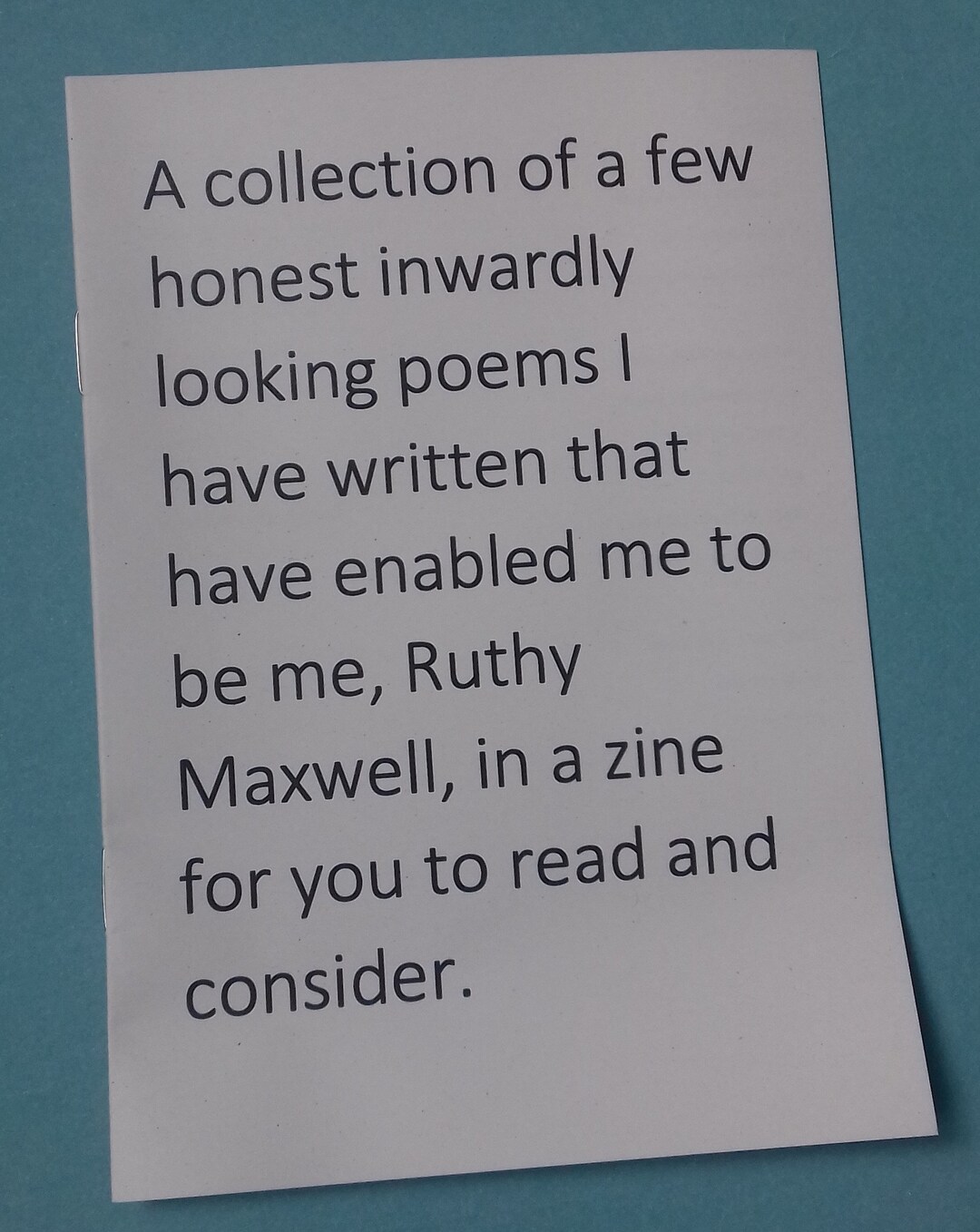 A Collection of a Few Honest Inwardly Looking Poems - Etsy