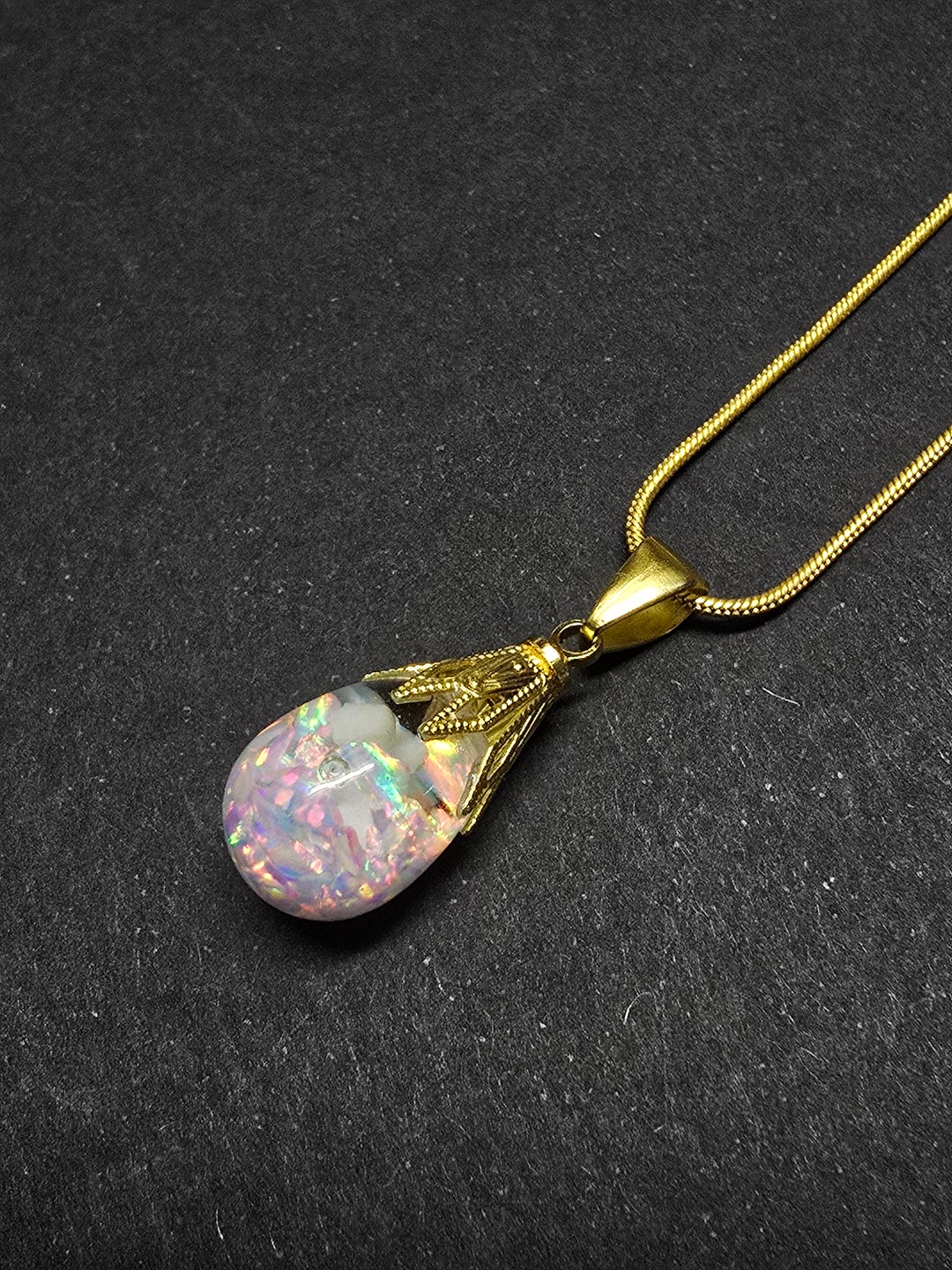 Australian Opal Pendant Floating Opals - Etsy