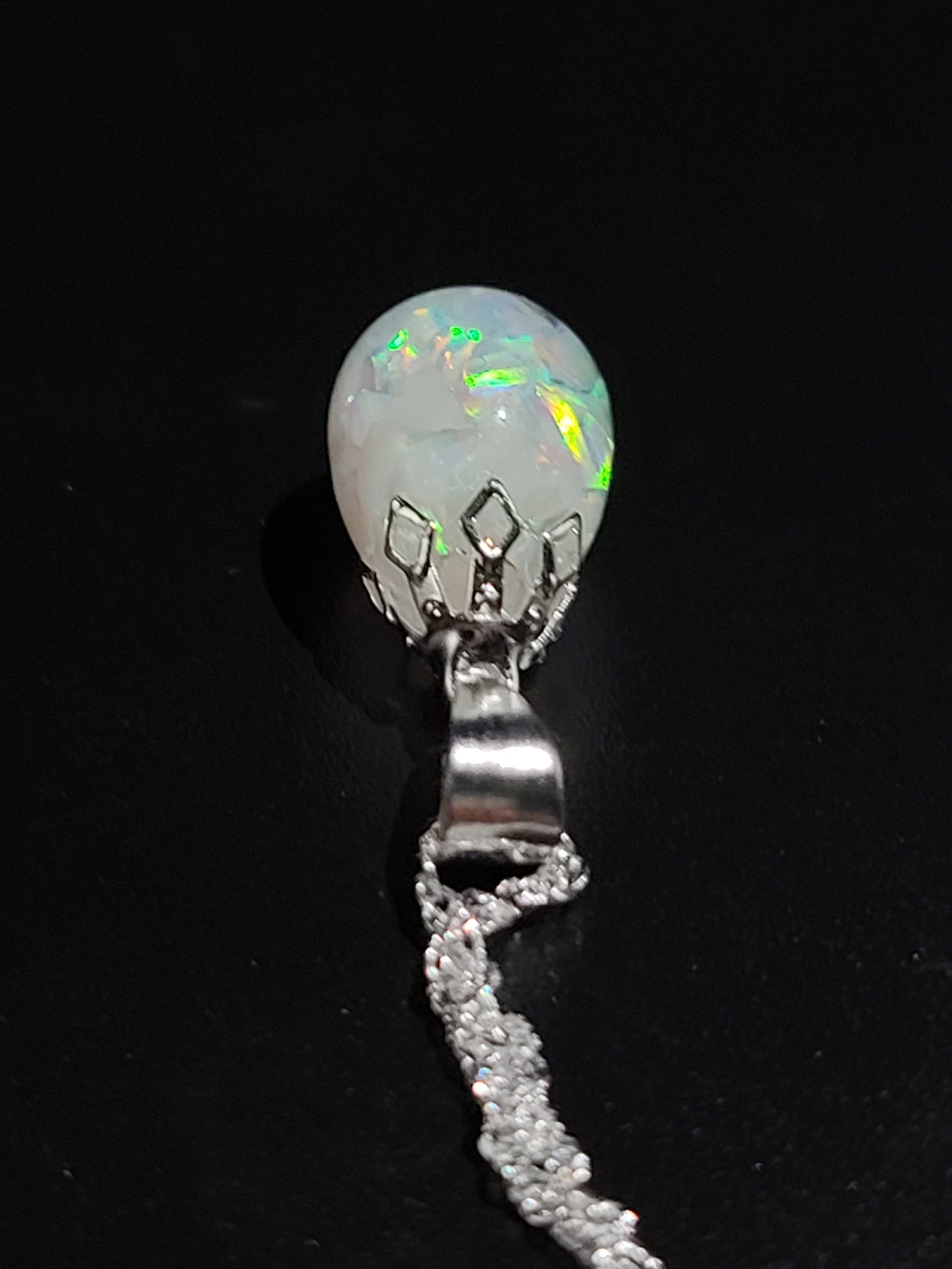 Australian Floating Opal Necklace. - Etsy