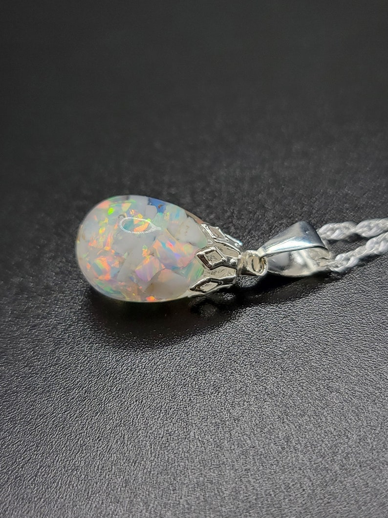Australian Floating Opal Necklace. - Etsy