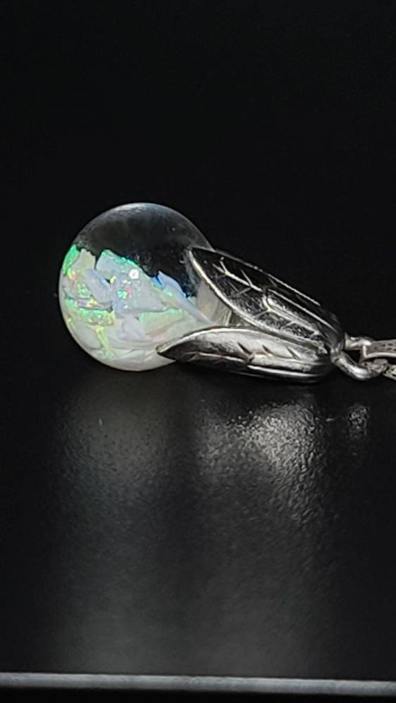 vintage sterling silver floating - Gem