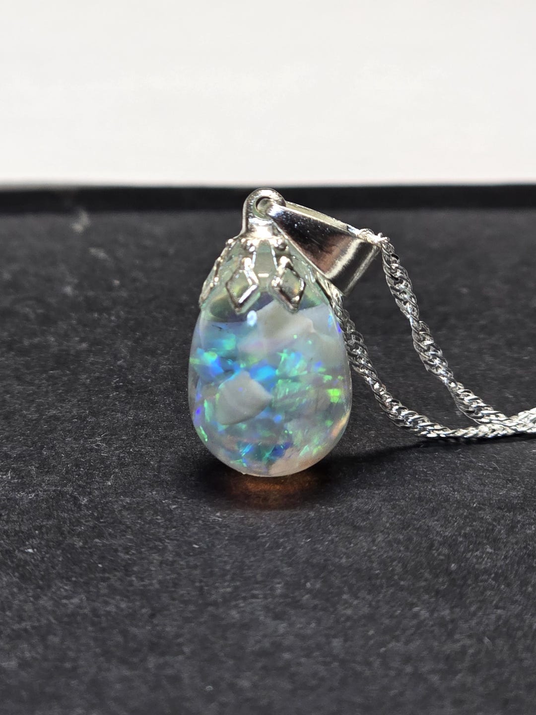Australian Floating Opal Necklace - Etsy