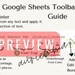 Google Sheets Toolbar Reference Poster, Computer Shortcuts, Computer ...