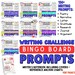 Bingo Board Writing Challenge Bundle | Writer's Notebook Activities ...