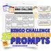 Bingo Board Writing Challenge Bundle | Writer's Notebook Activities ...