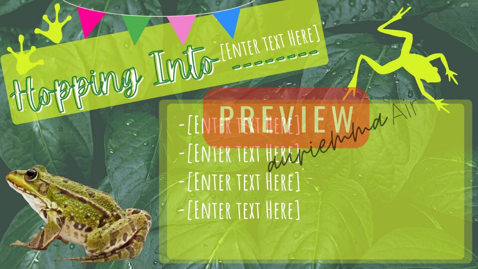 Editable Spring Classwork Slide Template, Google Slides Template ...