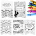 Inspired Affirmations Coloring Pages | Growth Mindset Coloring ...