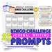 Bingo Board Writing Challenge Bundle | Writer's Notebook Activities ...