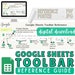 Google Sheets Toolbar Reference Poster, Computer Shortcuts, Computer ...
