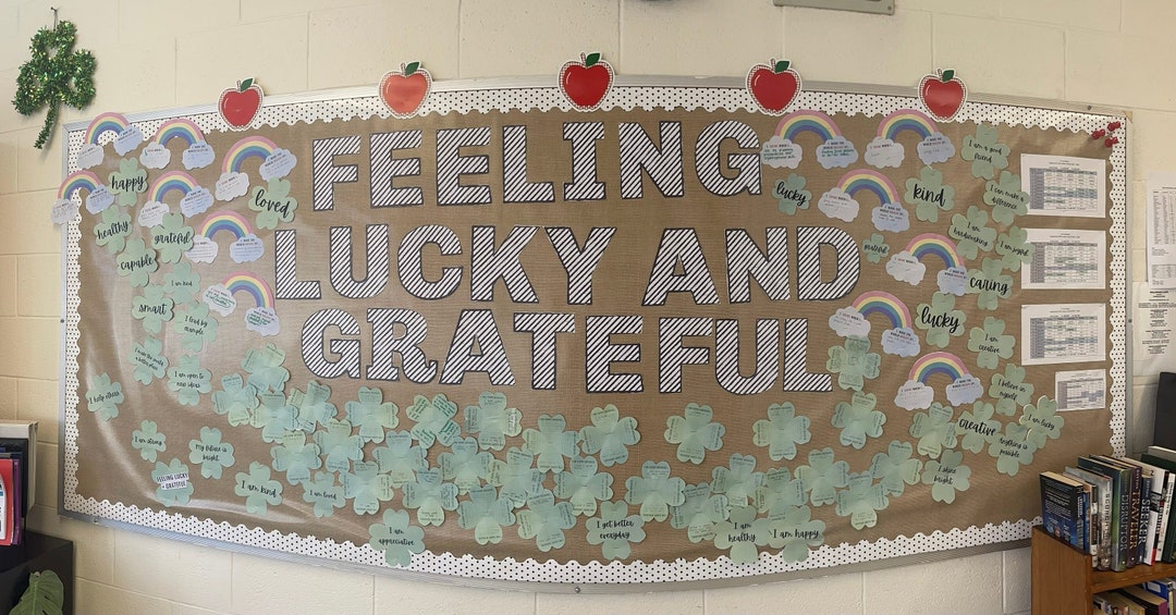 March Bulletin Board, St. Patrick's Day Classroom Decor, Easy March ...
