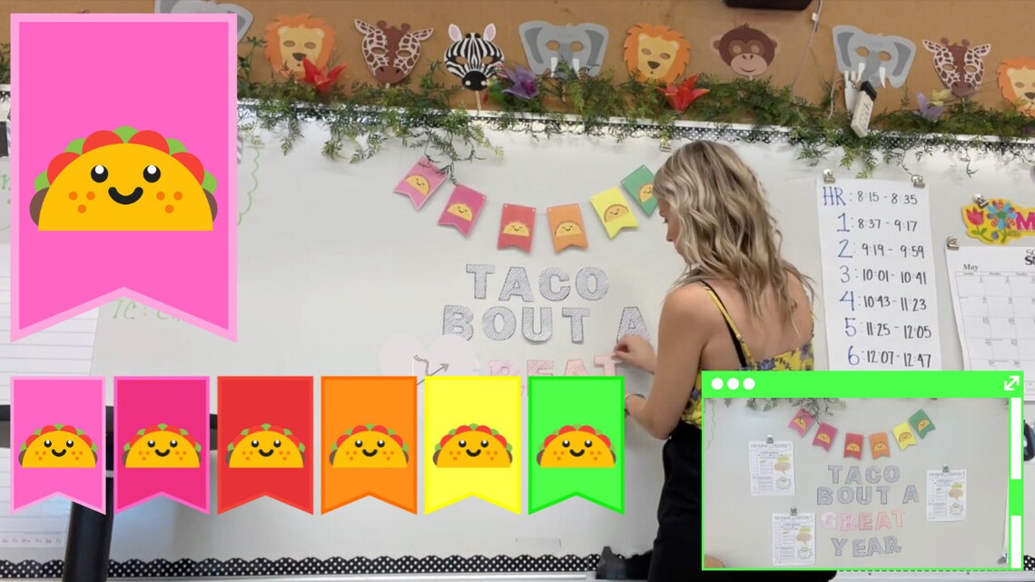 Taco Bout a Great Year Bulletin Board Set End of the Year - Etsy