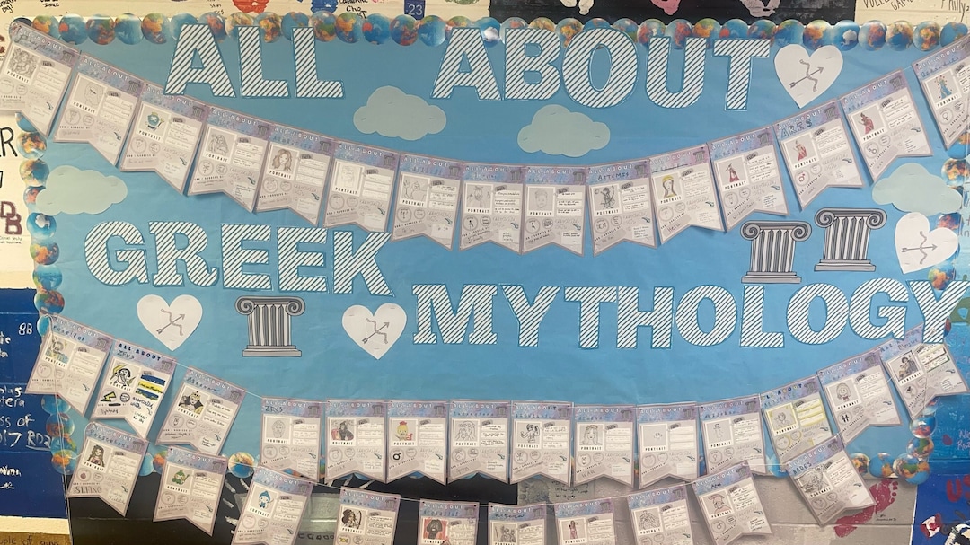 Greek Mythology Bulletin Board Set/ Project, Classroom Bulletin Board ...