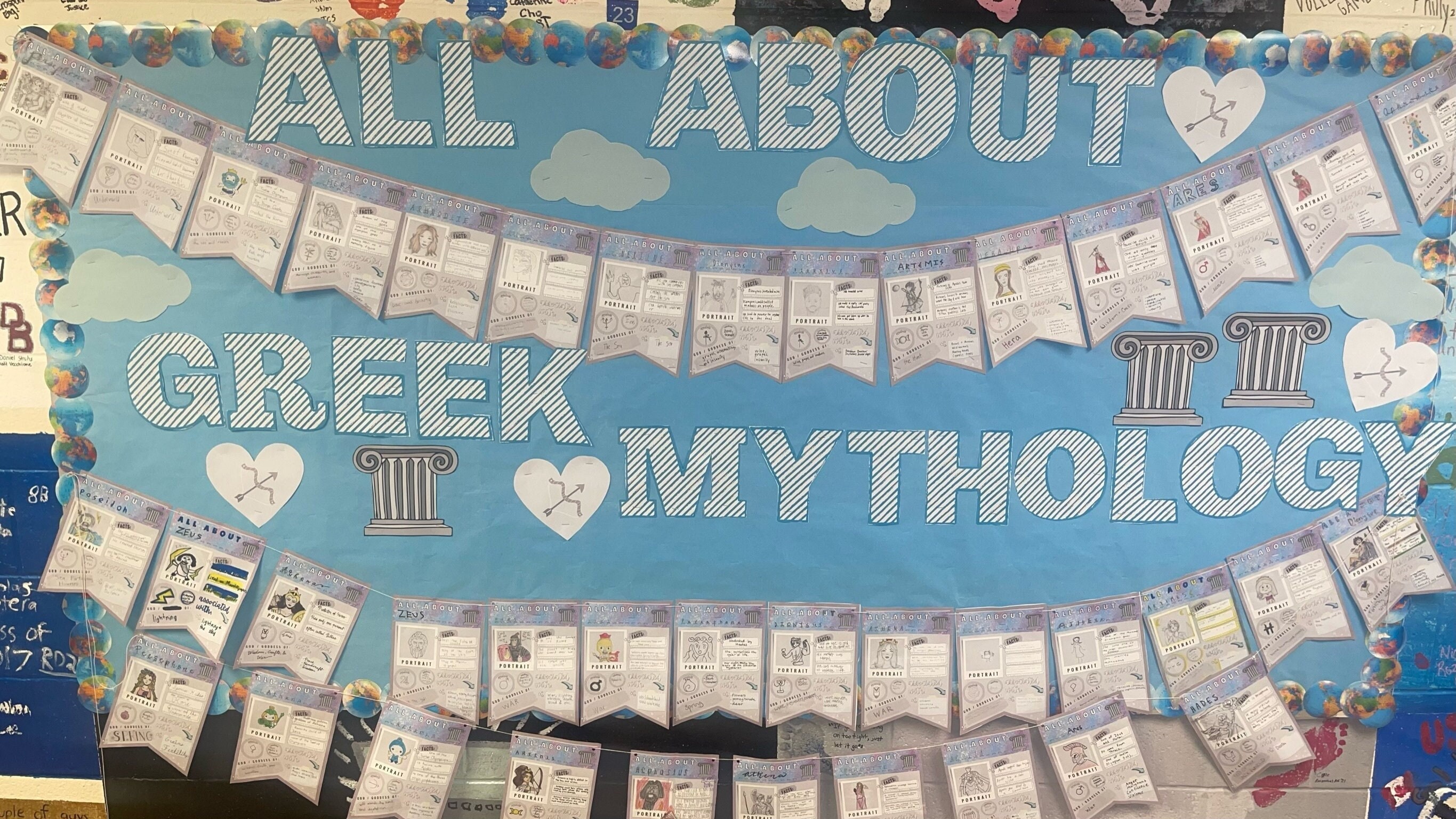 Greek Mythology Bulletin Board Set/ Project, Classroom Bulletin Board ...