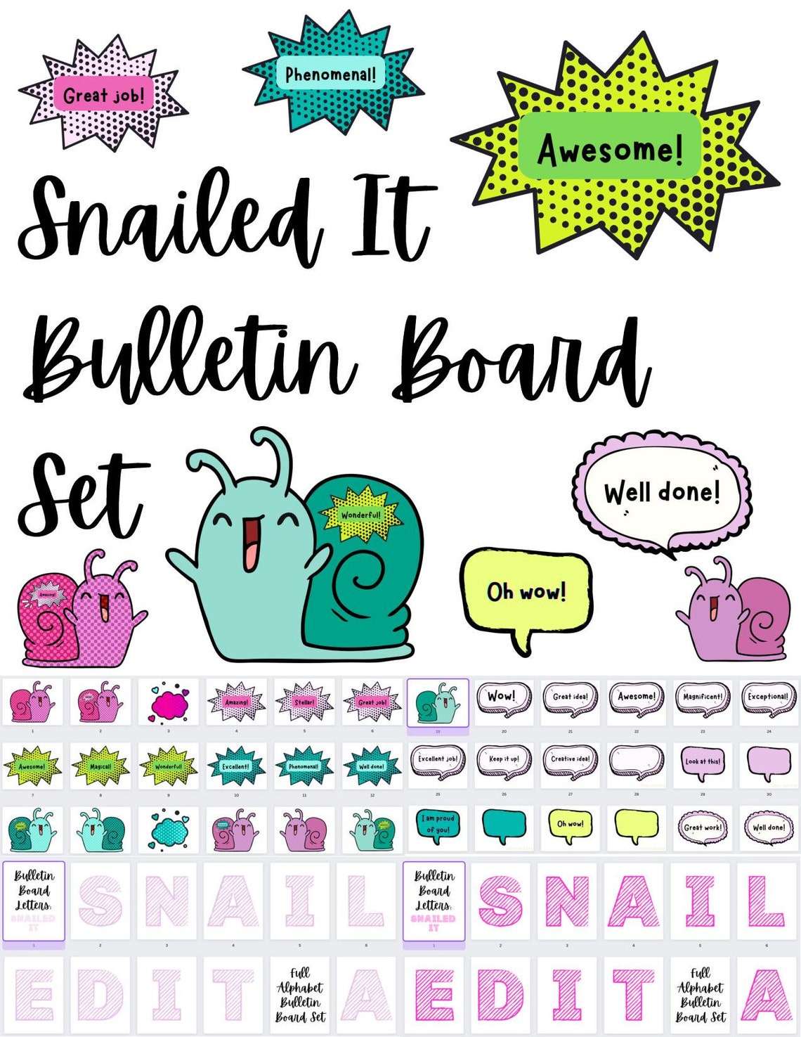 Classroom Bulletin Board, Bulletin Board Kit, Elementary Bulletin Board ...