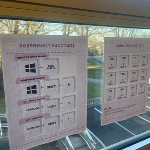 Keyboard Shortcuts, Keyboard Anchor Chart, Computer Shortcuts, Computer Lab Poster, Technology ...