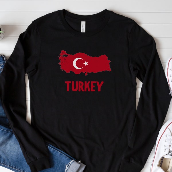 Turkish Flag T Shirt - Etsy
