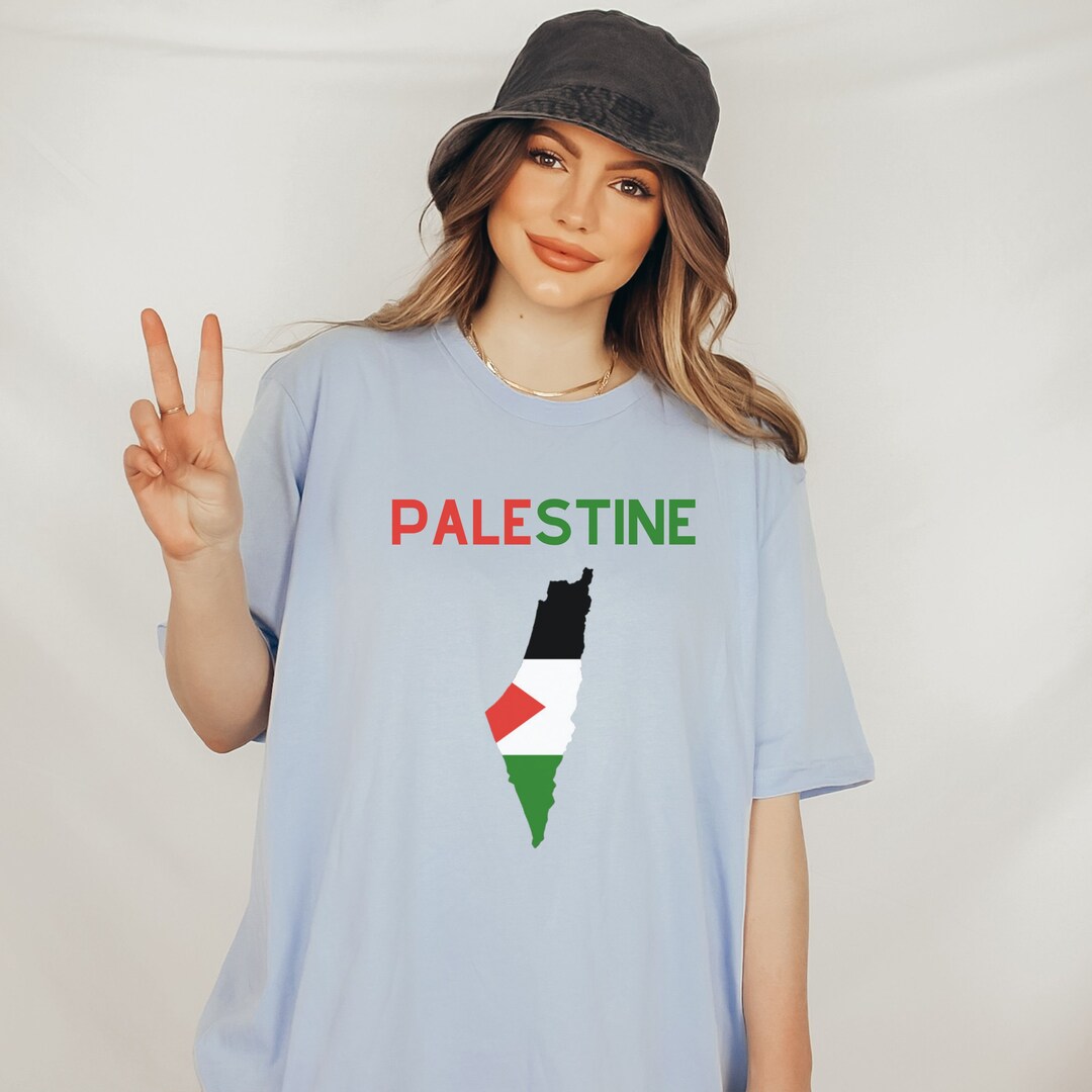 Palestine Unisex Tee Palestine Gifts Flag Map Clothing - Etsy