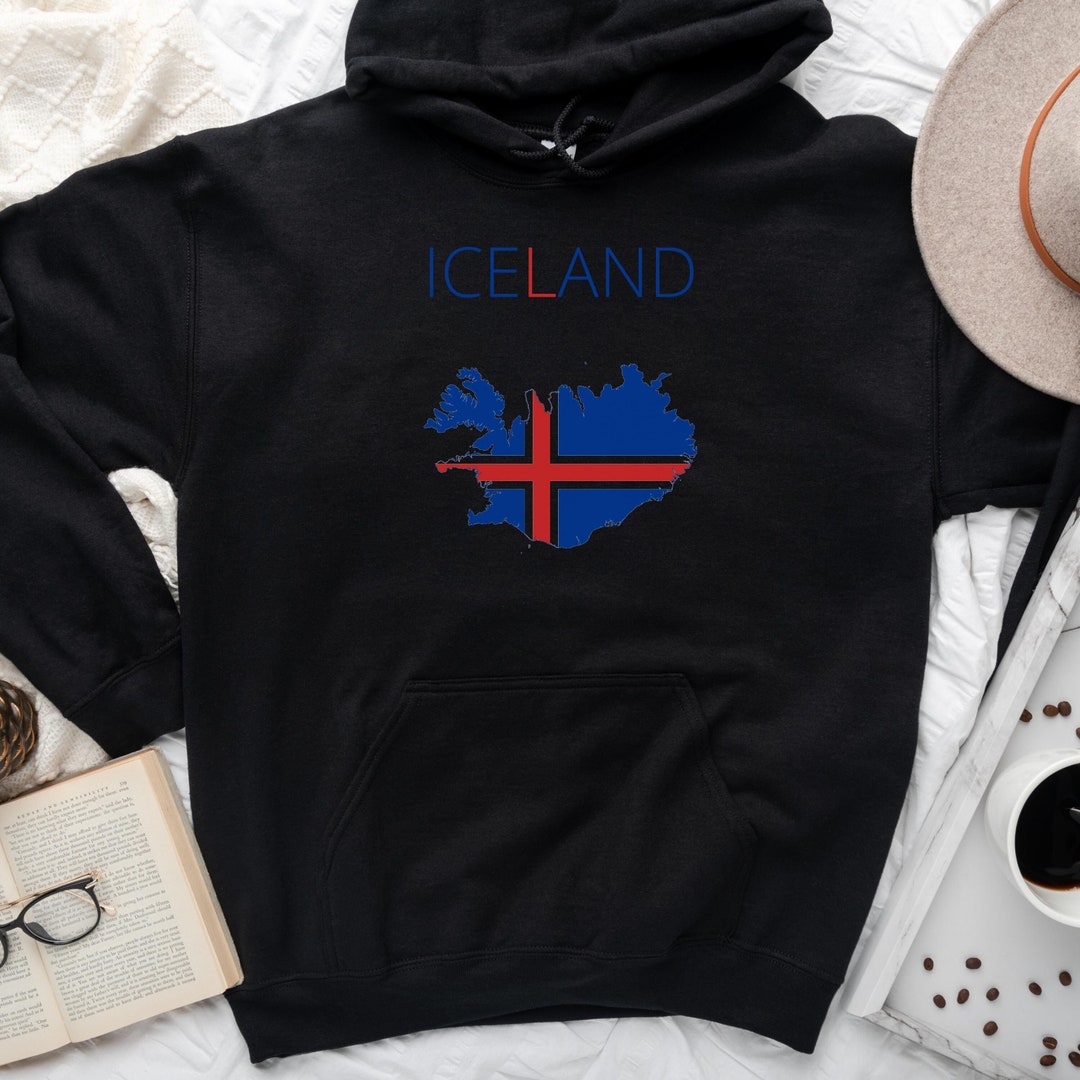 ICELAND Hoodie,iceland Gift,iceland Gifts,iceland Flag Map,icelandic ...