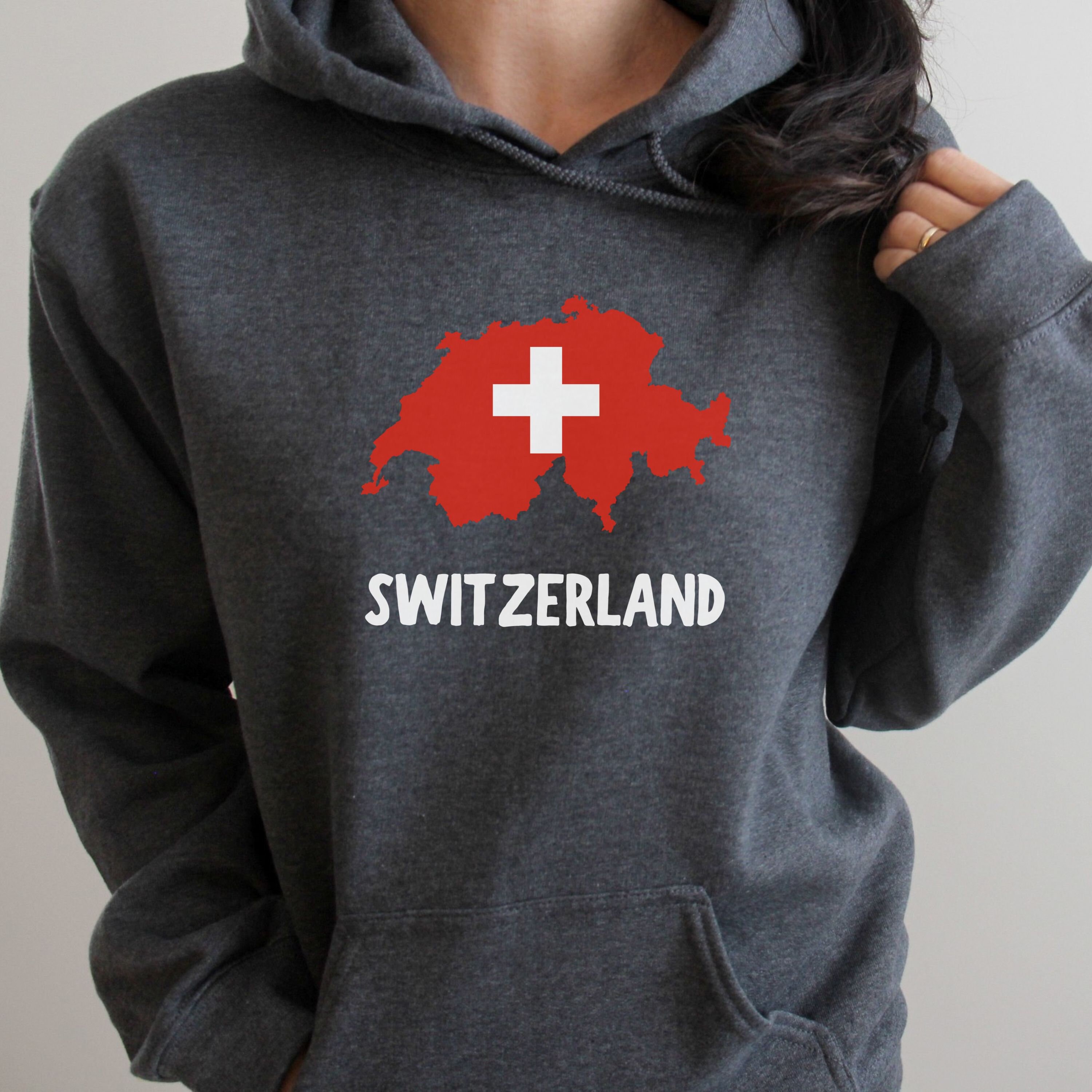 Switzerland Hoodie,switzerland Gift,swiss Flag,swiss Country Gift ...