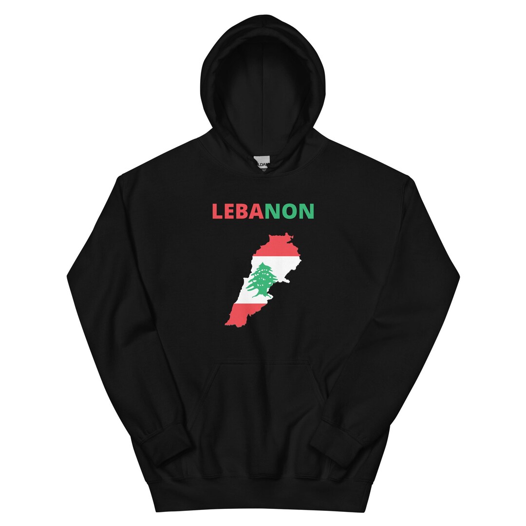 LEBANON Hoodie,lebanon Gift,lebanon Gifts,lebanon Flag Map,lebanon ...