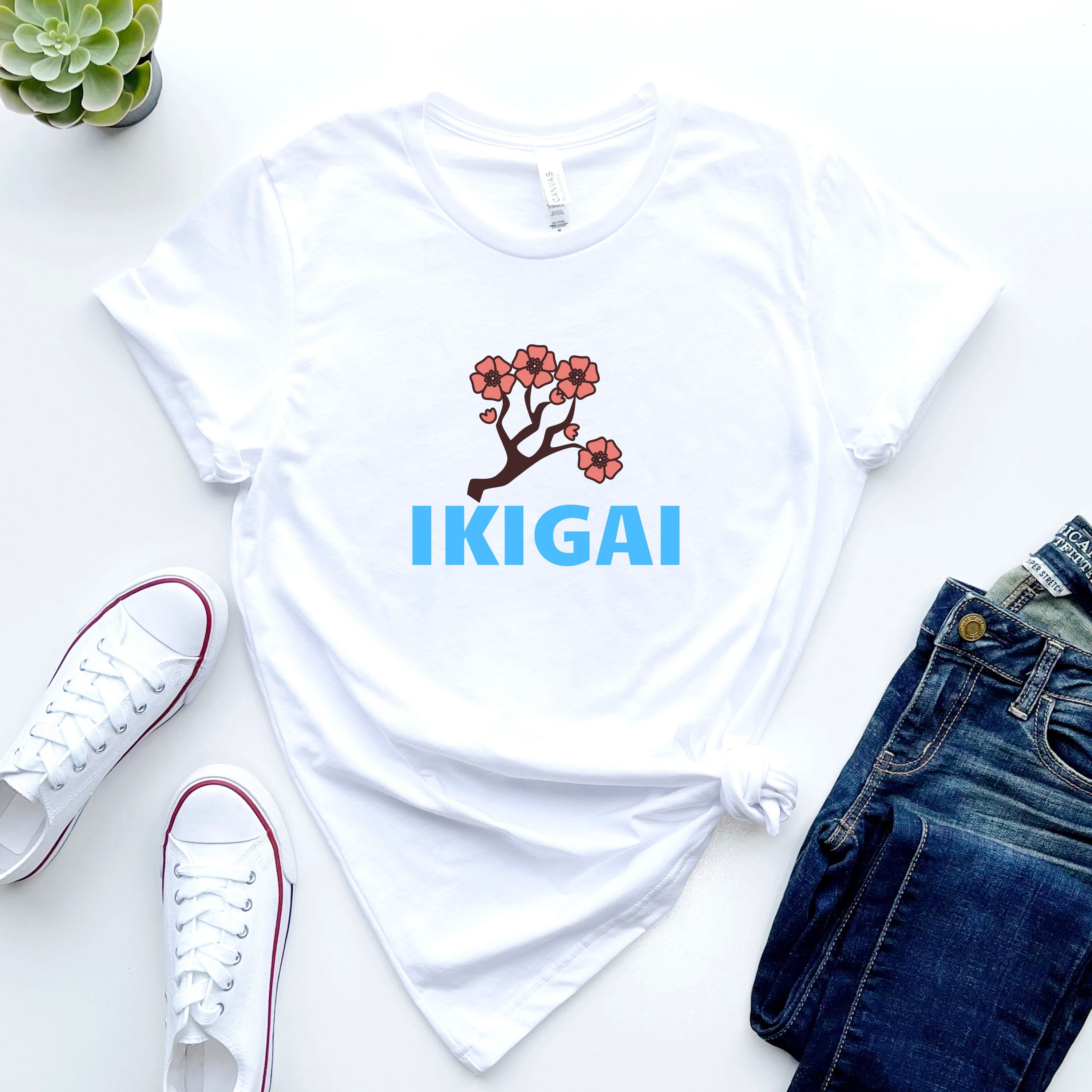Ikigai T-shirt,find Your Purpose,japanese Culture,inspirational Shirt ...