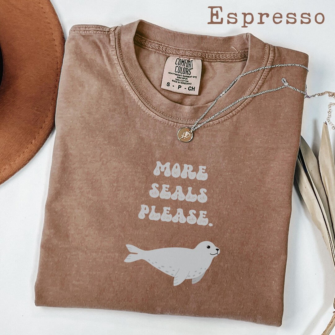 More Seals Please T-shirt | Cute Seal Shirt | Seal Lover Gift | Ocean ...