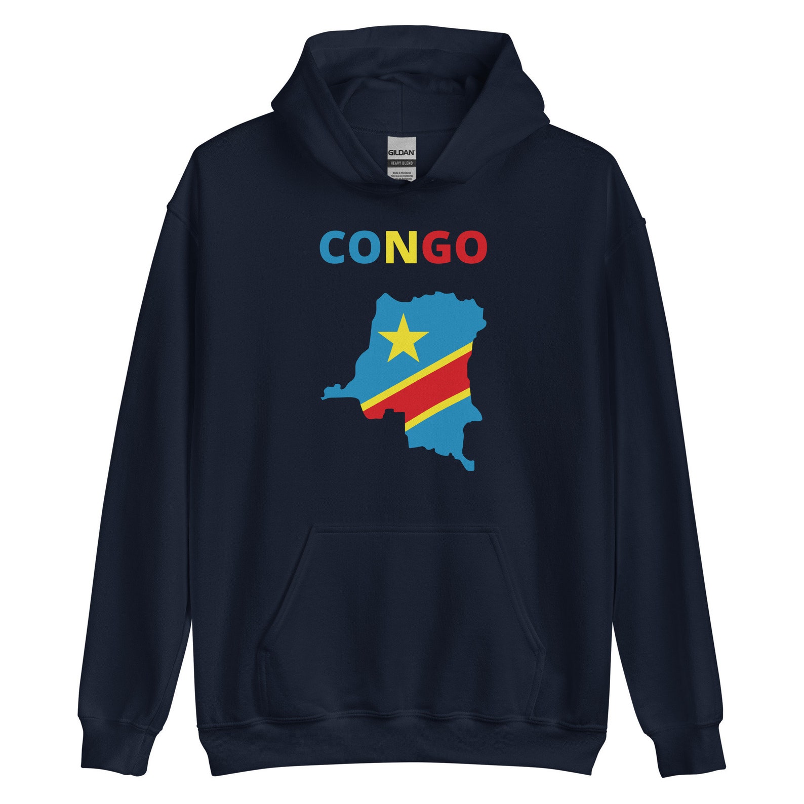 Congo Hoodie,congo Flag and Map,congo Gifts,congo Birthday,democratic ...