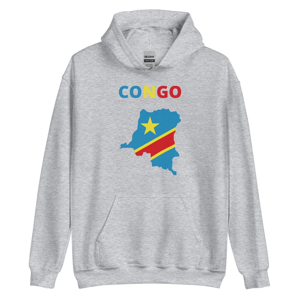 Congo Hoodie,congo Flag and Map,congo Gifts,congo Birthday,democratic ...