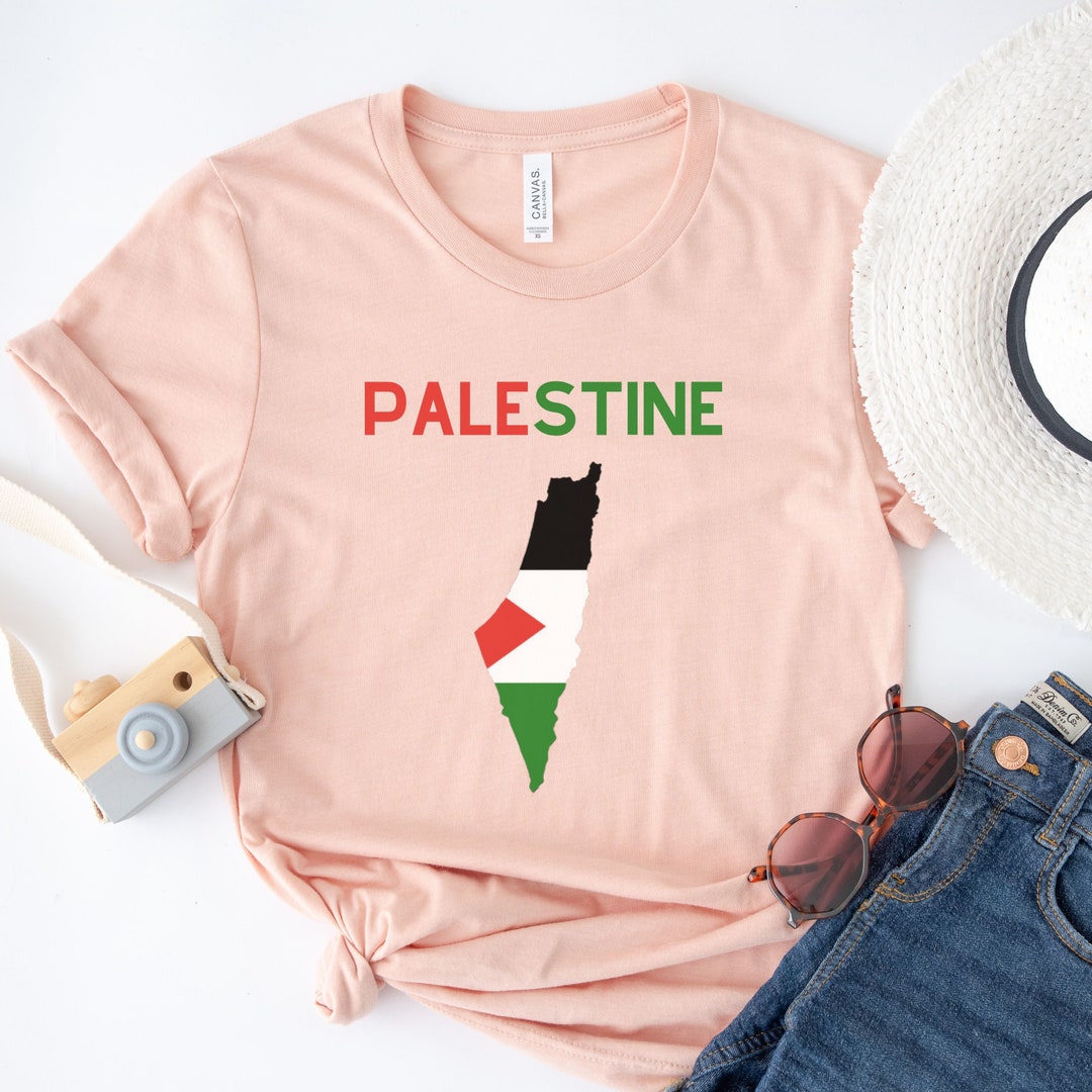 Palestine Unisex Tee Palestine Gifts Flag Map Clothing - Etsy UK