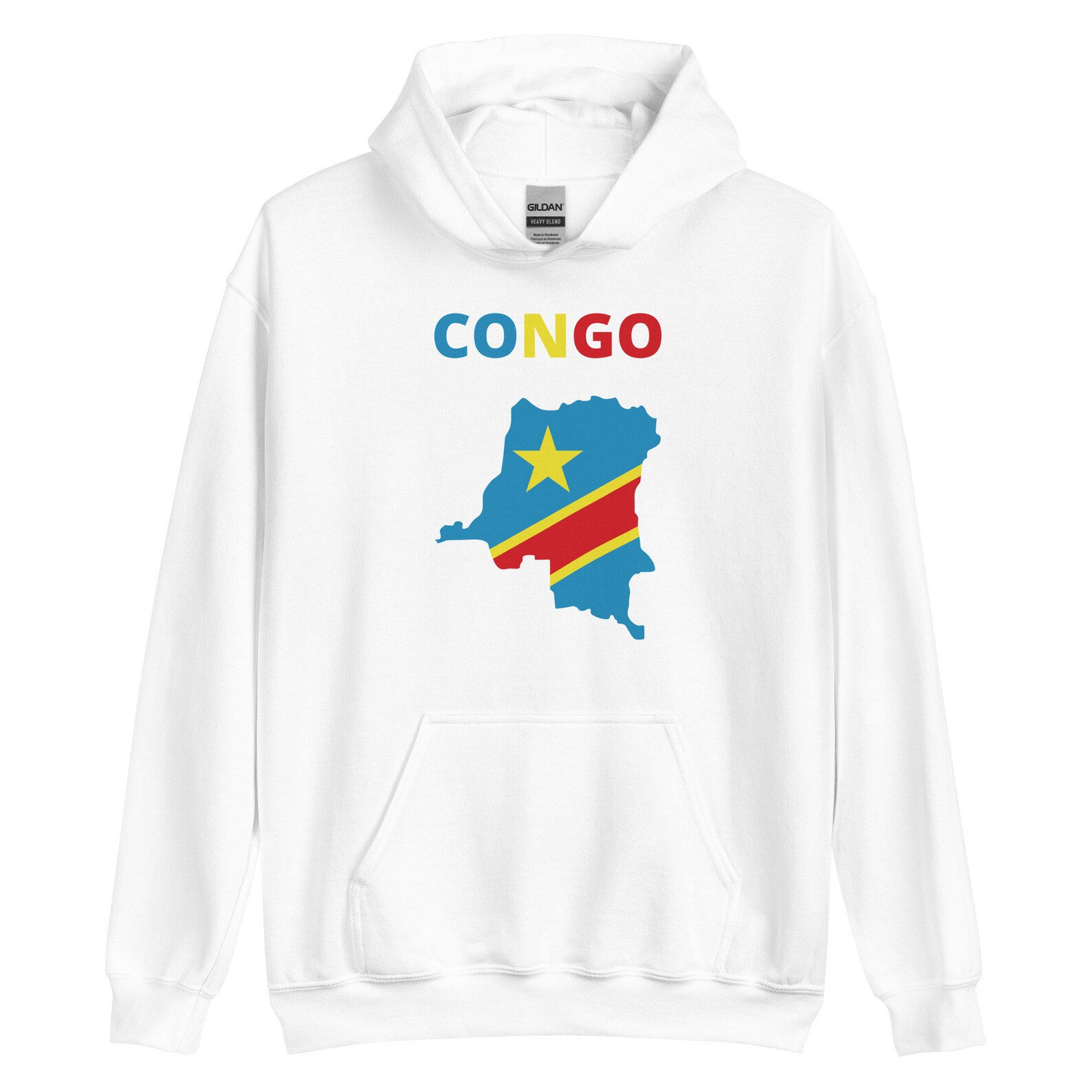 Congo Hoodie,congo Flag and Map,congo Gifts,congo Birthday,democratic ...