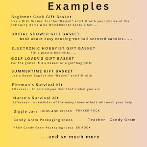 475 Gift Basket Ideas- You Can Make These! - Etsy