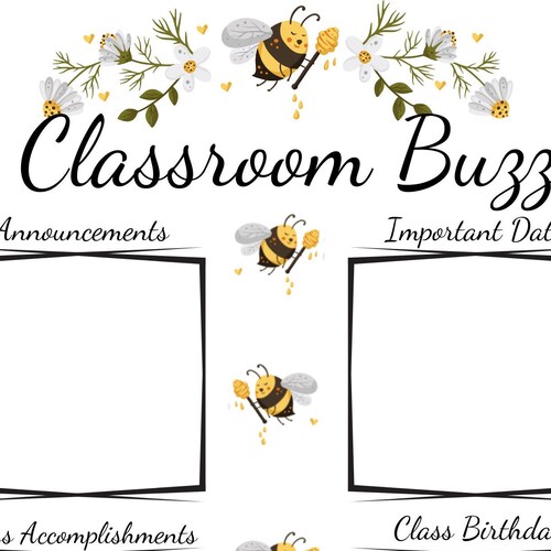Editable Monthly and Weekly Classroom Newsletter - Etsy