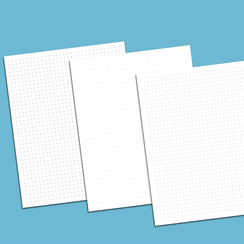 Printable Dot Grid Paper Printable Bullet Journal Dot Grid - Etsy
