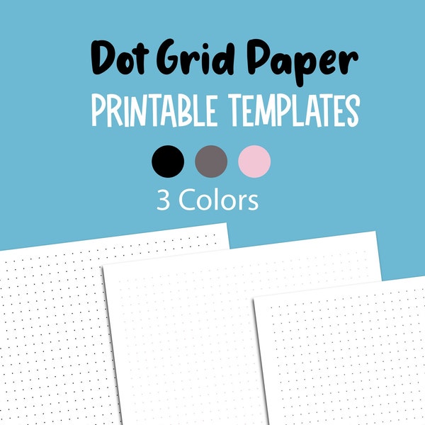 Dot Grid Paper - Etsy