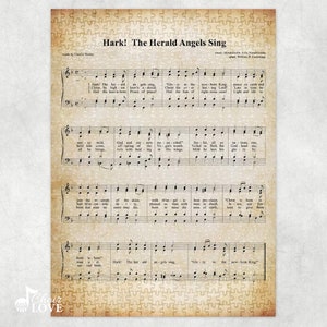 Hark the Herald Angels Sing Holiday Jigsaw Puzzle, Christmas Puzzle ...