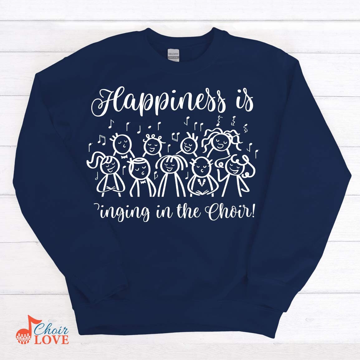 Music Gift, Gifts for Singer, Choir, Chorister, Musical Theatre, Happiness is Singing in the ...