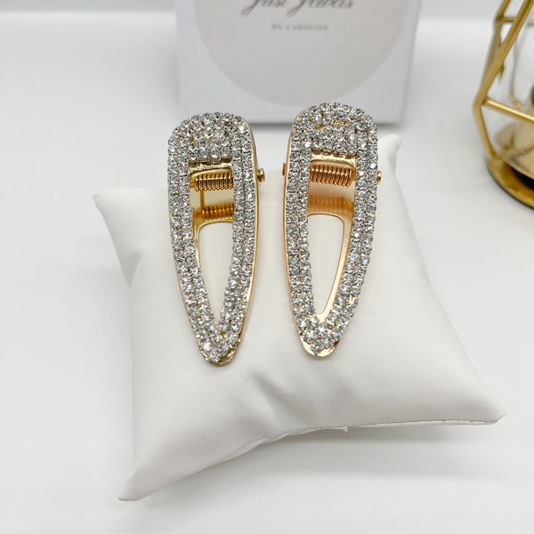Diamond Hair Clip - Etsy