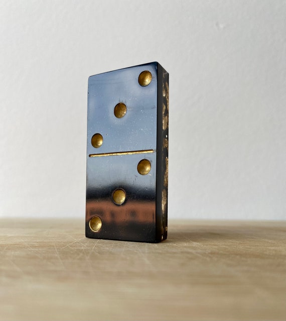 Black and Gold Domino Game - Etsy