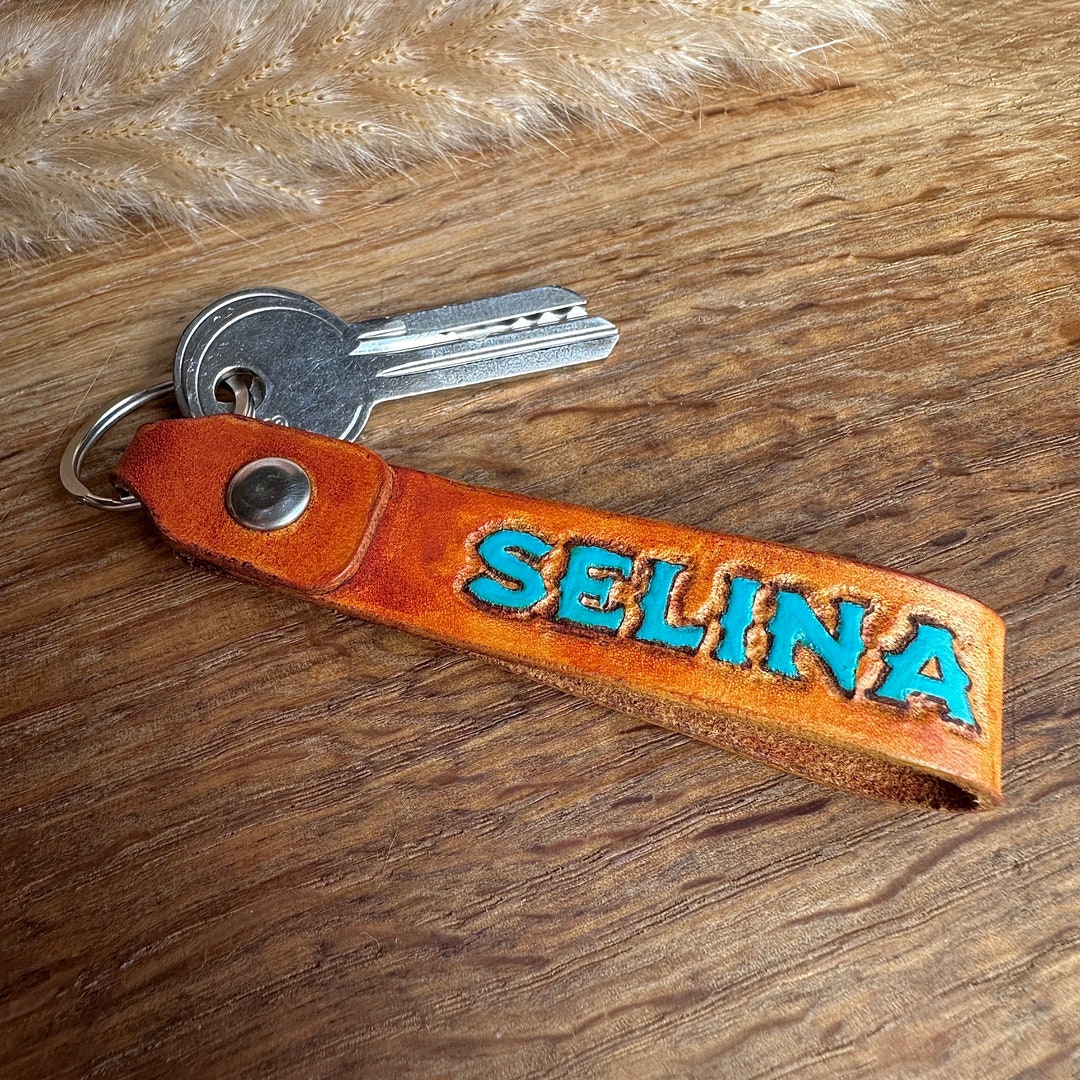 Key Pendant Custom Leather Car Key Gift Man Christmas Small Gift ...