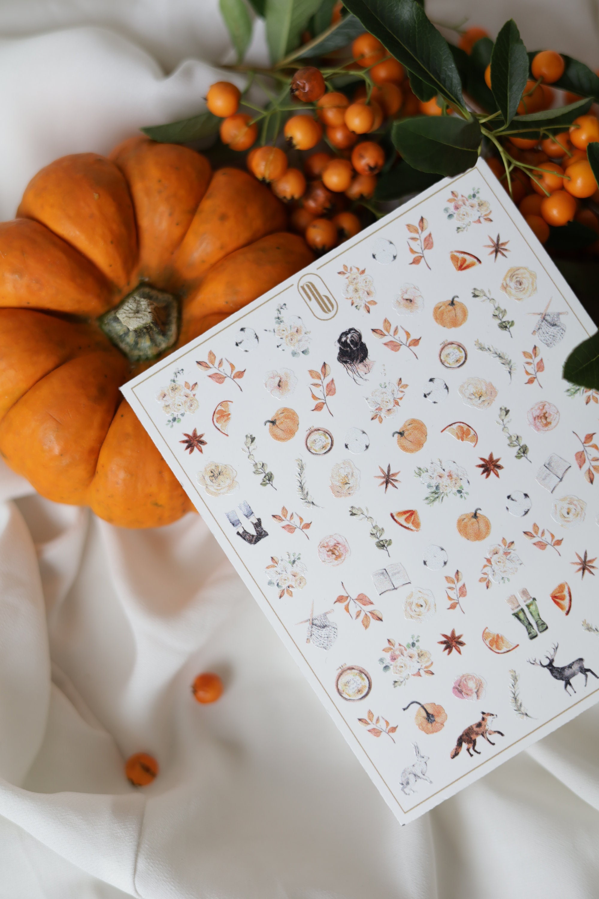 Cornucopia Waterslide Nail Decal Set Nail Art - Etsy