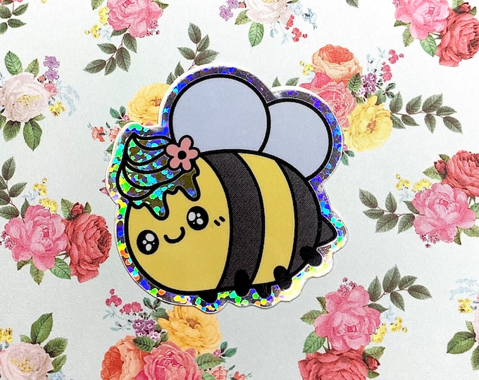 Cool Bee Sticker Bee Kind Sticker Bee Sticker Cute Bee Cute Sticker ...