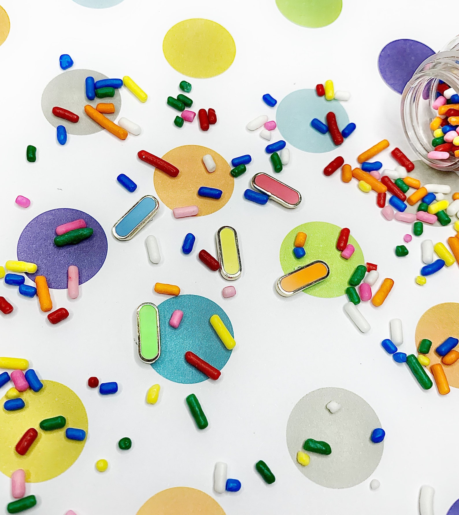 Mini Sprinkle Enamel Pins Sprinkles Mini Pins Filler Pins Board Fillers ...