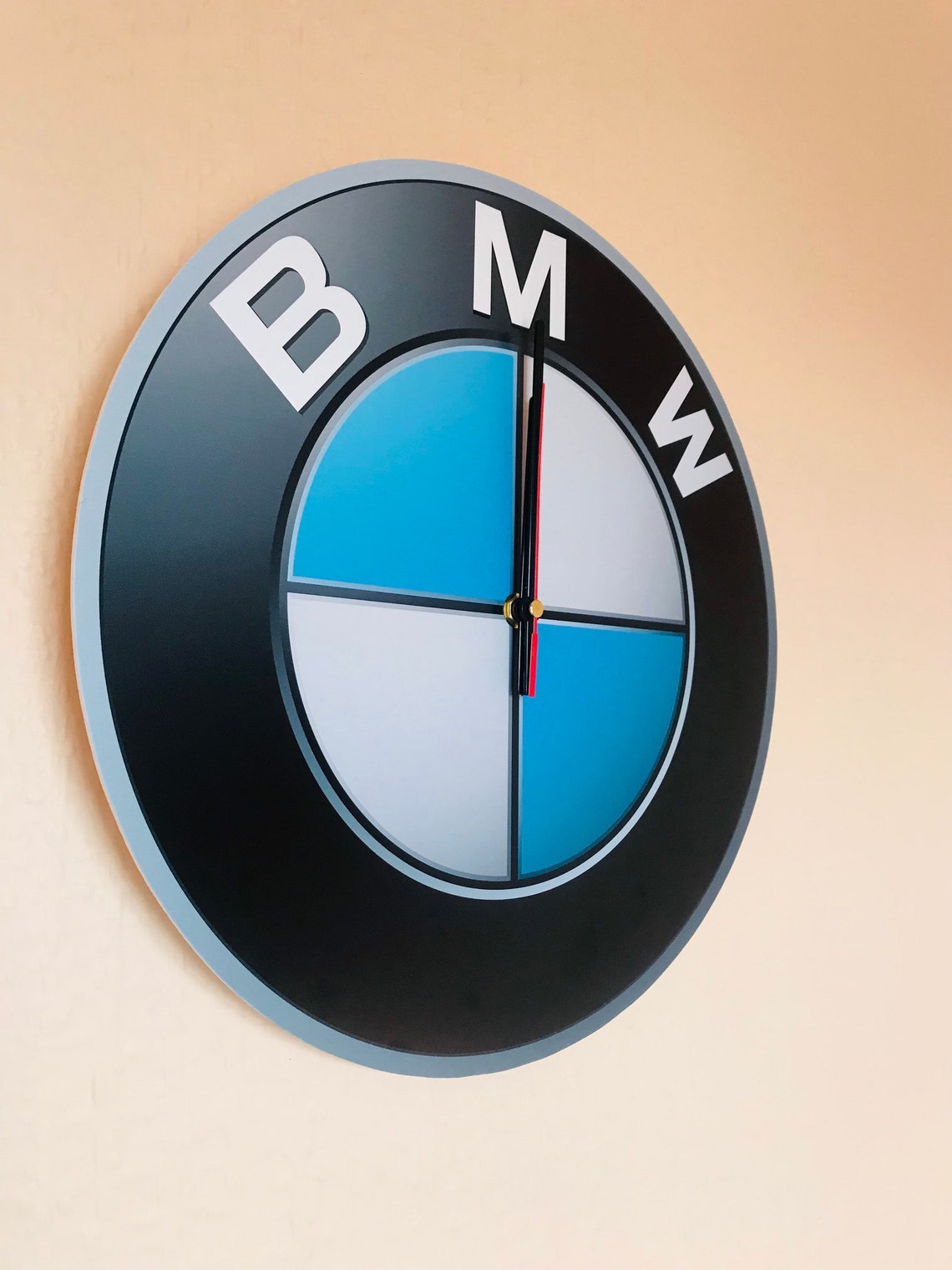 BMW Wall/Desk Clock/Sign/Sticker multiple size options | Etsy