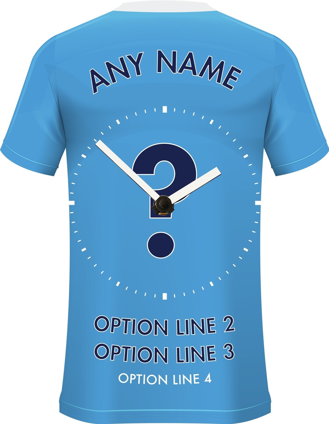Manchester City, Coventry City Colours Football Shirt, Clock ...