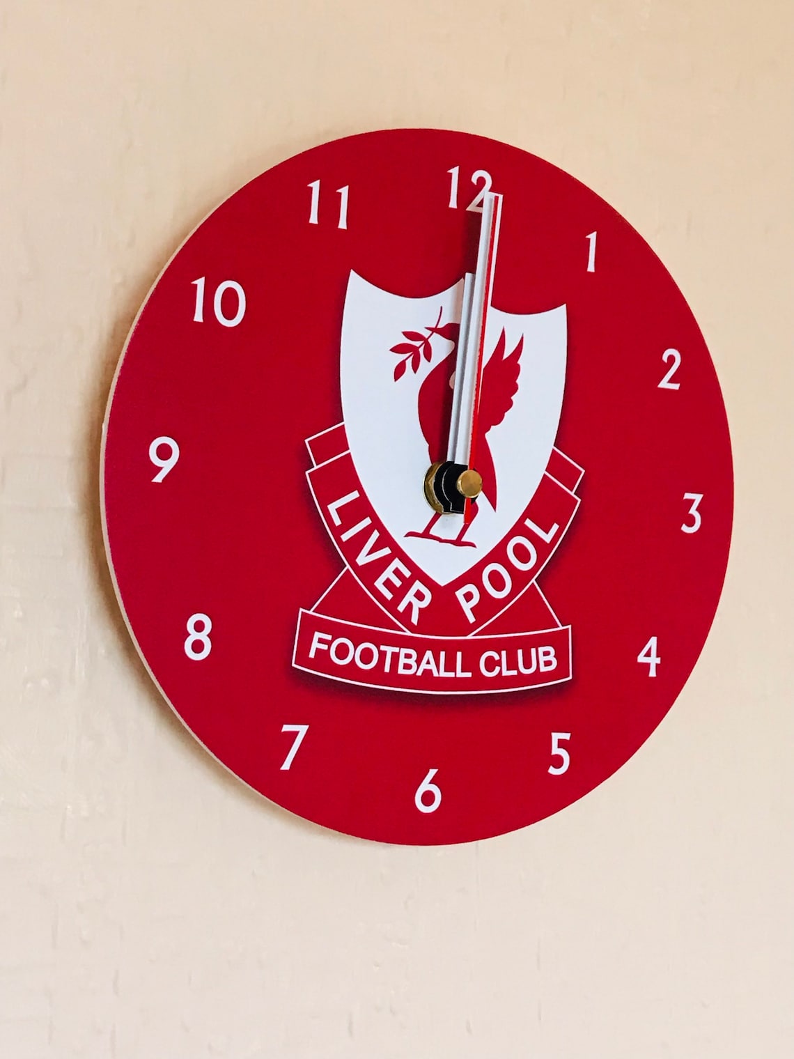 Liverpool FC Retro Wall Clock 3 sizes available | Etsy