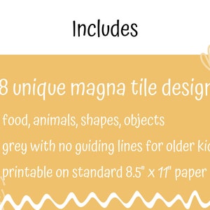 2D Grey Magnetic Tile Shape Cards - Etsy