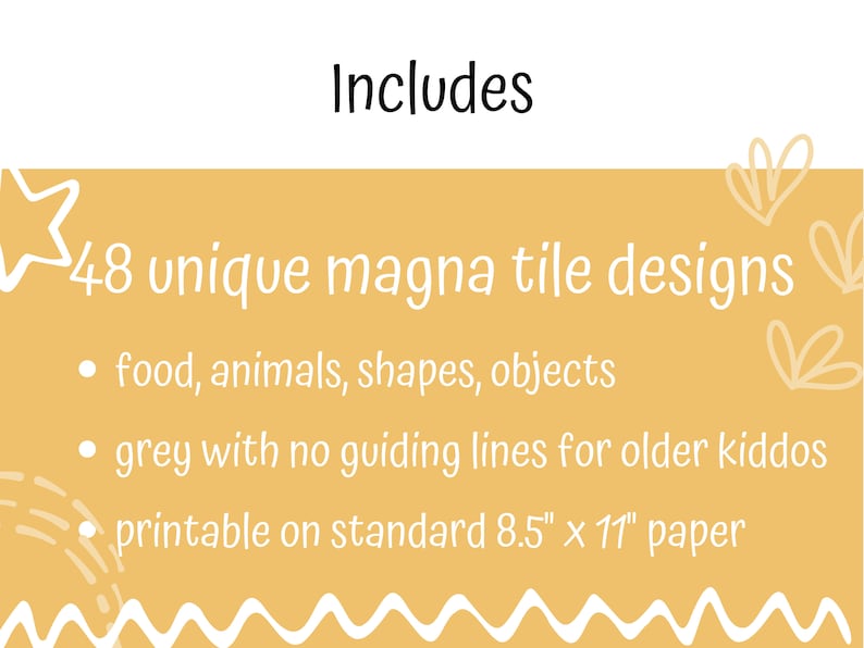 2D Grey Magnetic Tile Shape Cards - Etsy