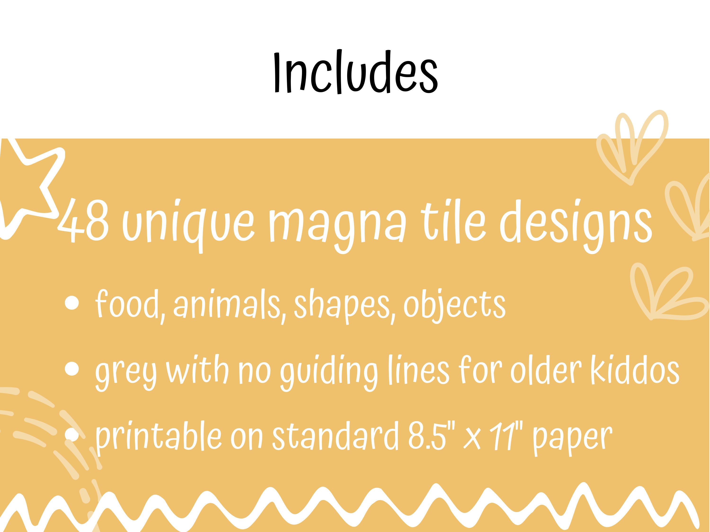 2D Grey Magnetic Tile Shape Cards - Etsy