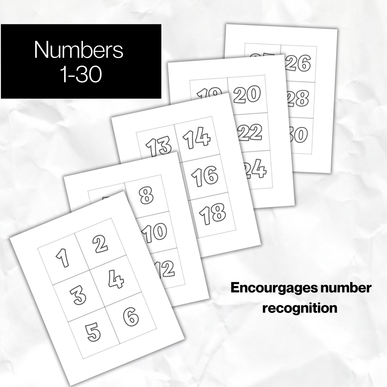 Basic Math Magnetic Tile Cards - Instant Download Print at Home - Etsy